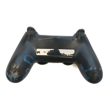Sony PS4 Controller Dualshock 4 - Custom Zwart met Blauwe verfvlekken ...