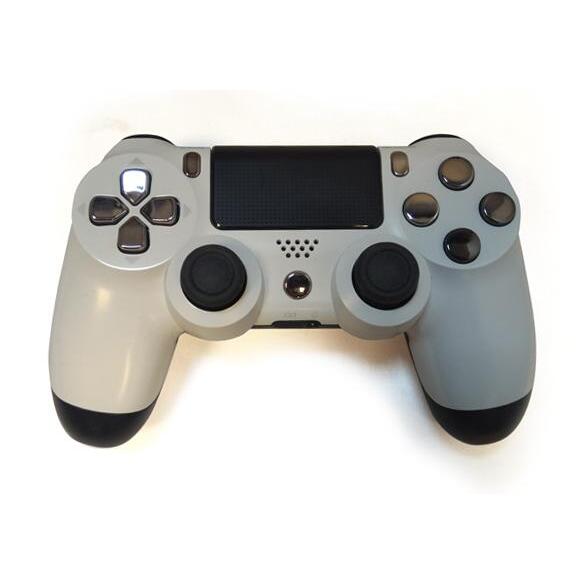 Sony PS4 Controller Dualshock 4 - Wit Met Custom Chrome Knoppen ...